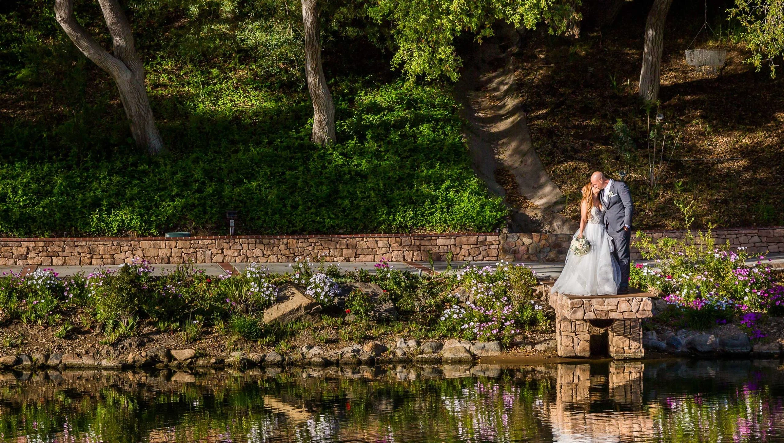 Photos on the Lake at Los Willows Wedding Location